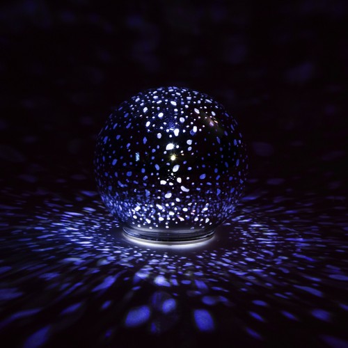 TikTok Room 2 Room AAA Powered LED Galaxy Orb 4 Inch Shiny Metallic ...