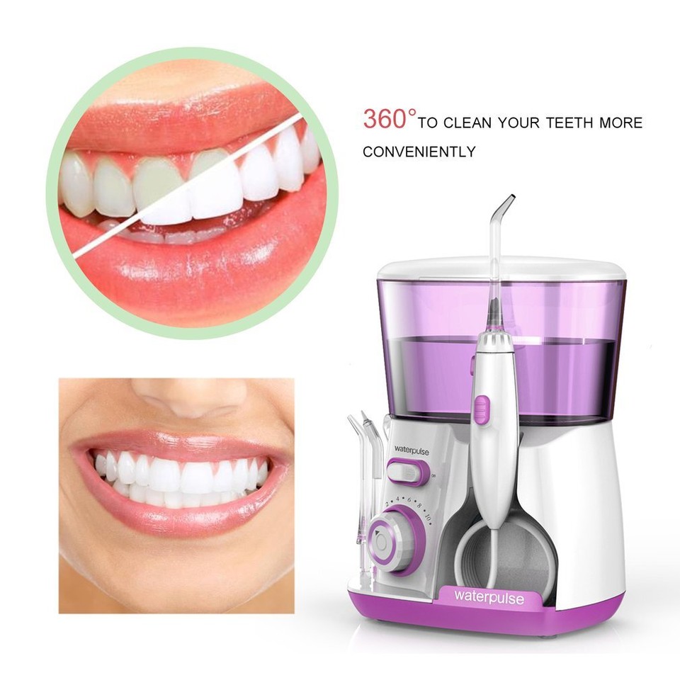800ML Electric Water Jet Pick Dental Flosser Oral Irrigator Teeth Tooth ...
