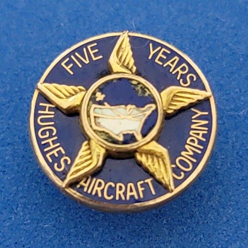 VINTAGE HUGHES AIRCRAFT AEROSPACE LAPEL PIN BADGE | eBay