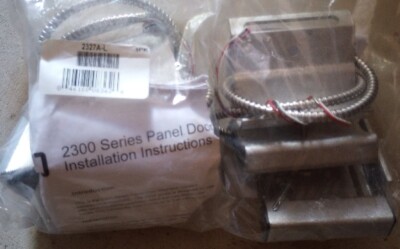 (2) Interlogix 2327A-L Rail Mount Overhead Door Contacts - Armored Cord ...