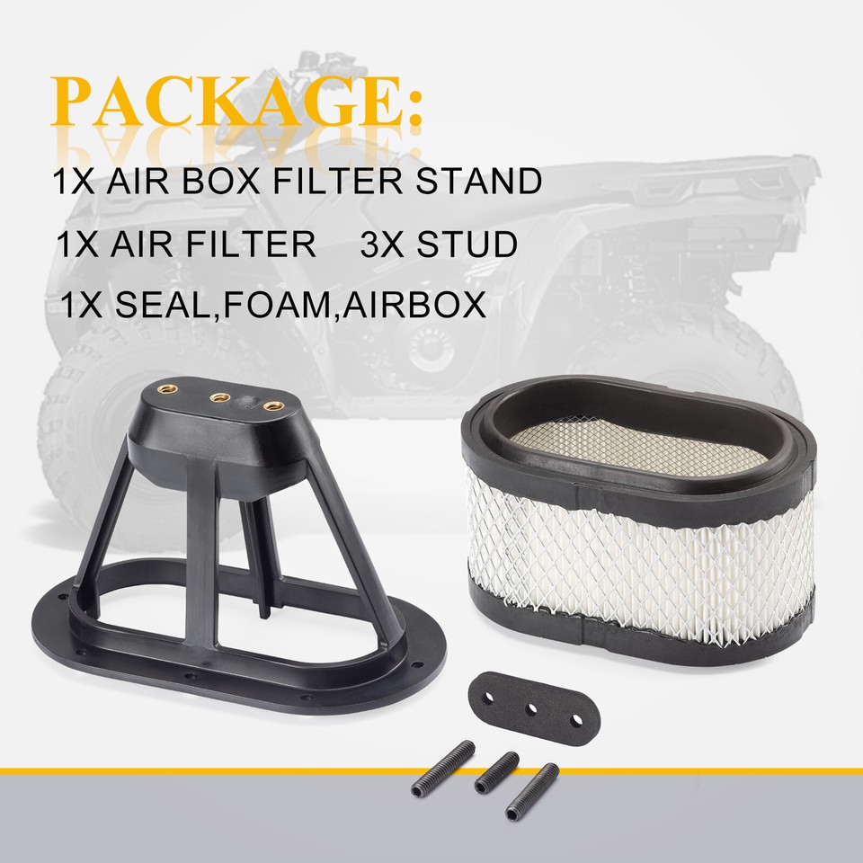 Air Filter Box Filter Stand Kit for Polaris Scrambler Sport 400 400L ...