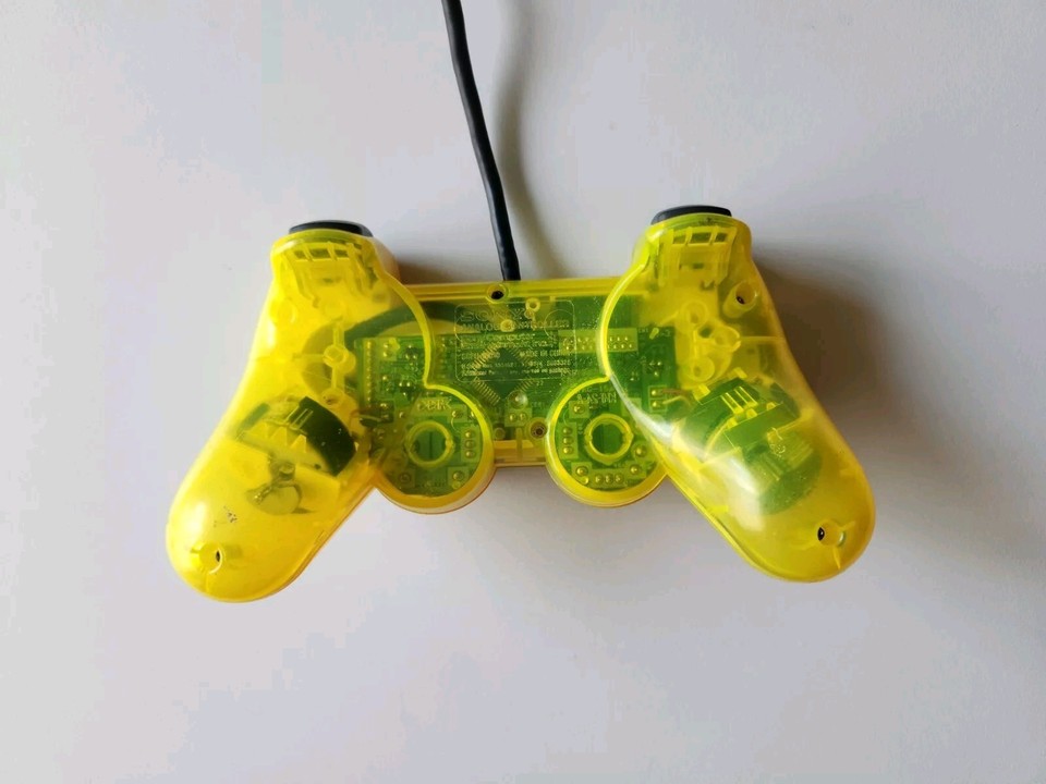 Sony Playstation 2 DUALSHOCK Lemon Yellow RARE Working Tested OEM | eBay