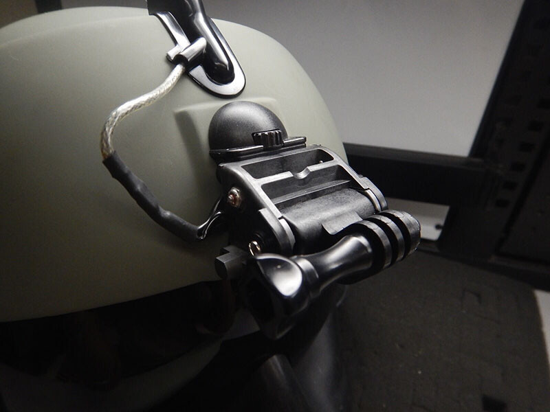 Helmet Mount Dummy bracket For Anvis 6/9 Night Vision Goggle + Camera ...