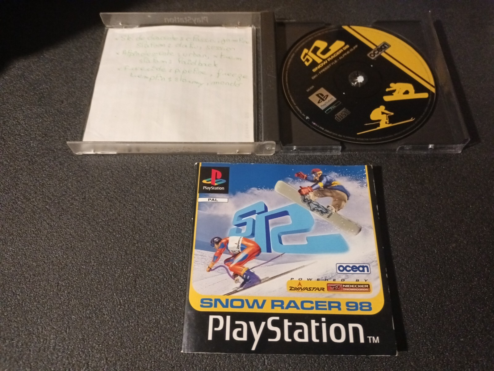 PS1 Playstation 1 PAL snow racer 98 | eBay