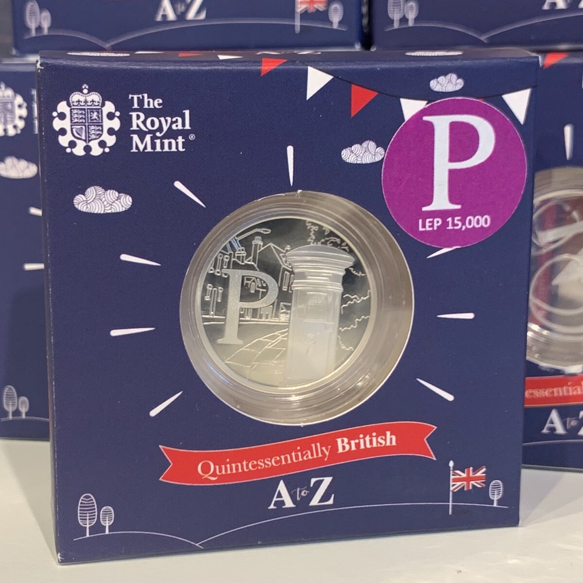 2018 10p Coins Silver Proof A-Z Royal Mint Alphabet Letters British ...