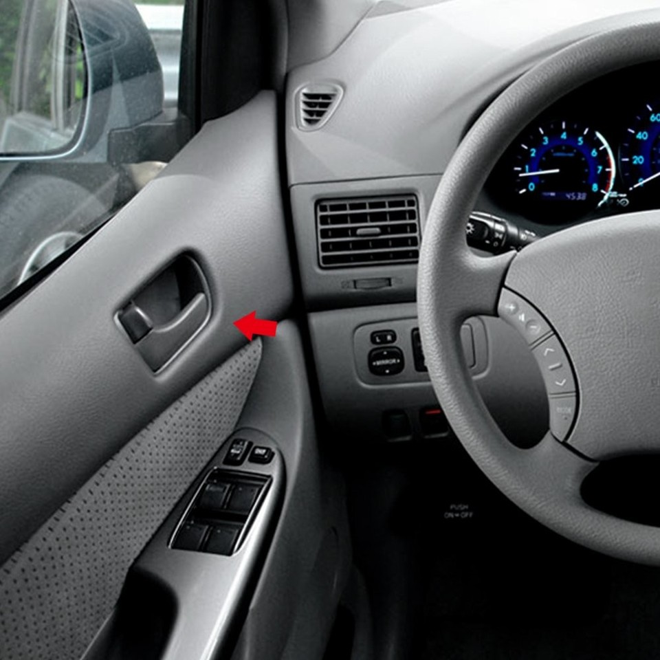 fits Inner Toyota Sienna Inside Door Interior Handle Front Left Gray ...