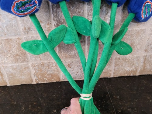 5Pc Florida Gator UF Rose Bouquet Stuffed Soft Plush Toy Gift W/Logo | eBay