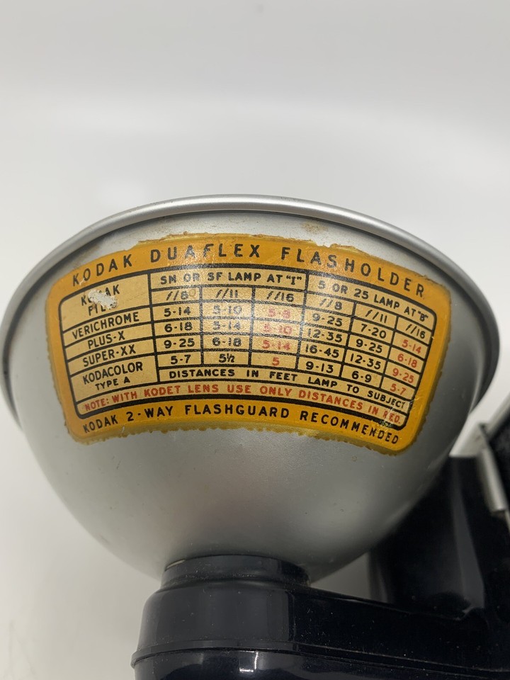 VINTAGE 1950s KODAK DUAFLEX II CAMERA w/ FLASH & BULB | eBay