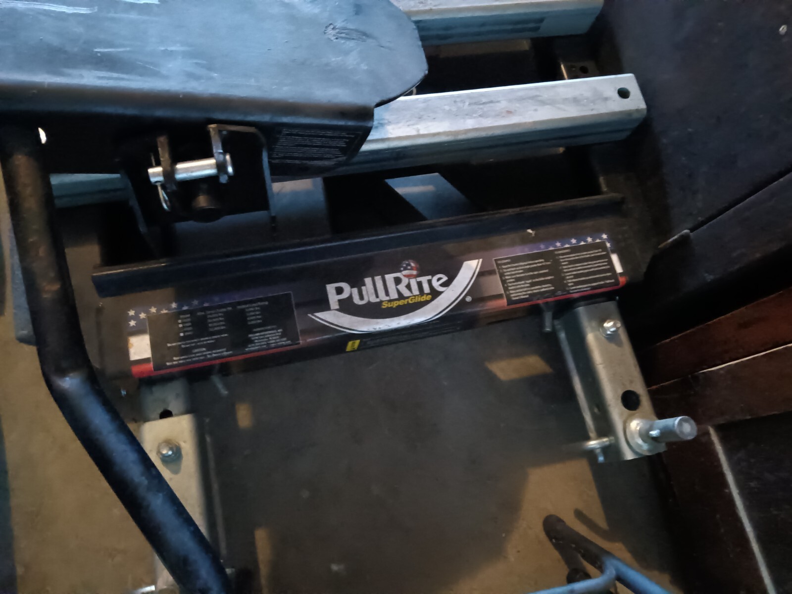 PullRite 4100 SuperGlide Fifth Wheel Trailer Hitch 16000 lb Weight ...