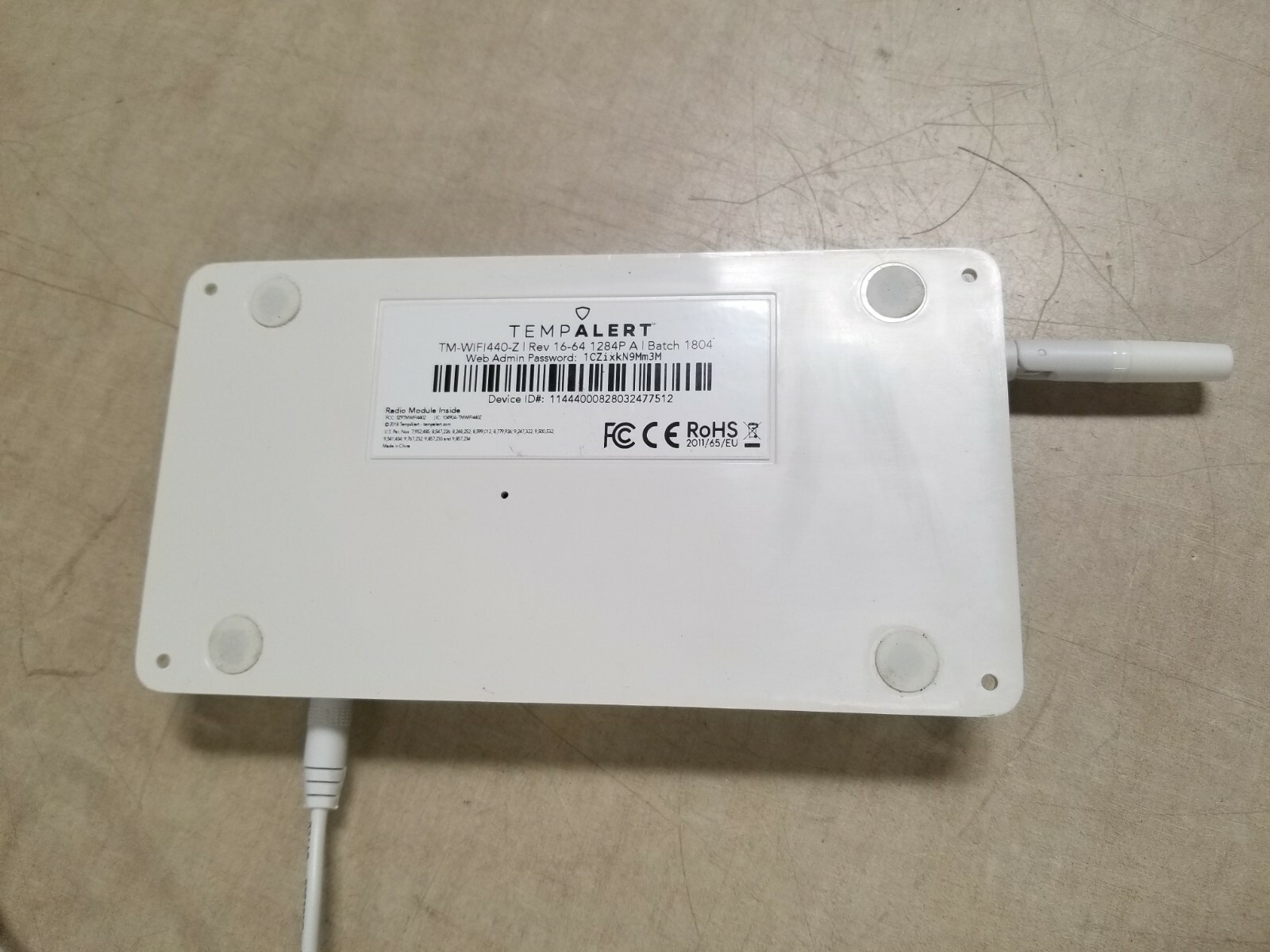 Temp Alert Temperature Ethernet Gateway TM-WIFI440-Z-DEFAULT | eBay