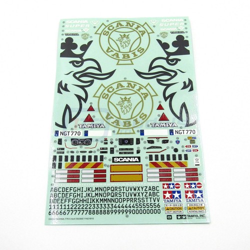 Tamiya 56368 Scania 770 S 6x4 1421810/11421810 Decals/Stickers for sale ...