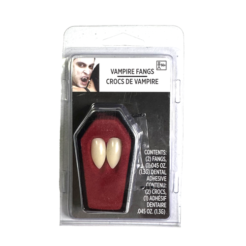 Set of Vampire Fangs - Teeth Cosplay Costume Vamp Teeth with Dental Adhesive NEW | eBay