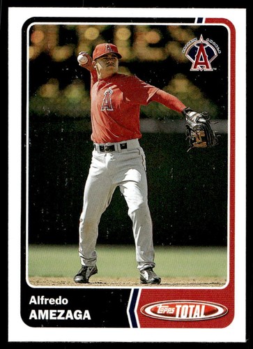 2003 Topps Total 124 Alfredo Amezaga Anaheim Angels Baseball Card | eBay