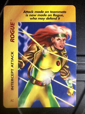1995 Marvel Overpower Card Game Rogue-Intercept Attack | eBay