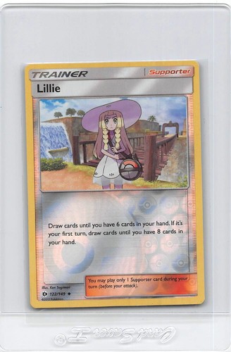 Lillie 122/149 - Sun & Moon Base - Reverse Holo Trainer - POKEMON CARD ...