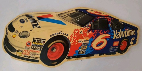Vintage Nascar Mark Martin Plastic Wall Sign Display #6 Valvoline Roush ...