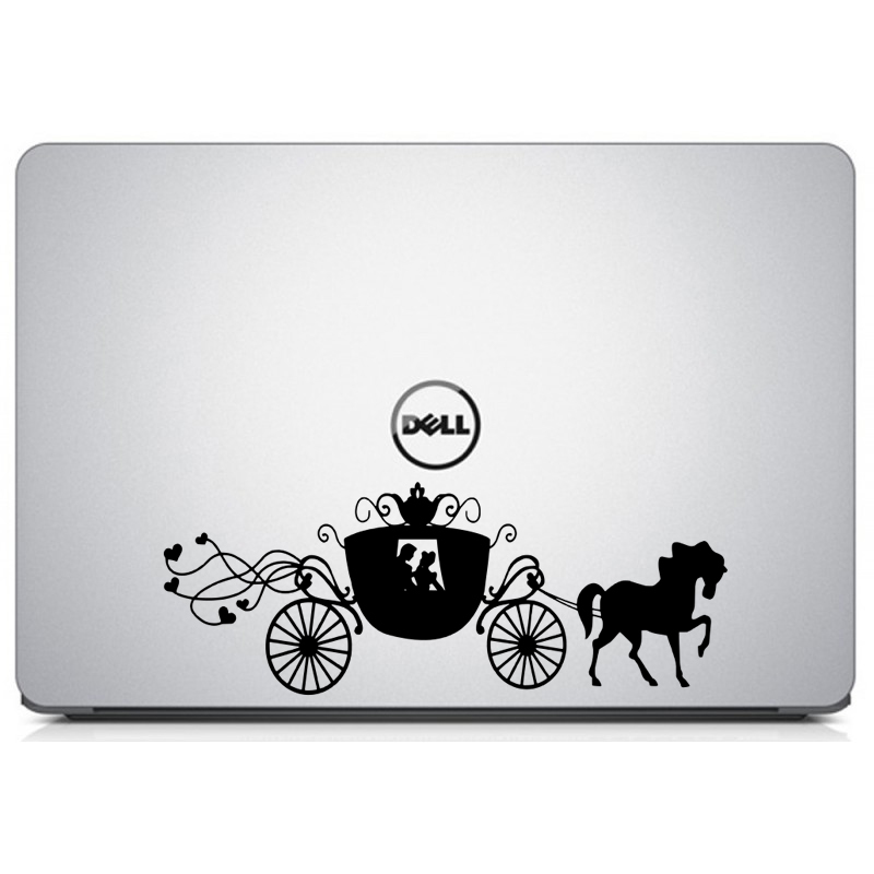 Disney Cinderella Carriage for Macbook Air/Pro Laptop Car Vinyl Decal ...