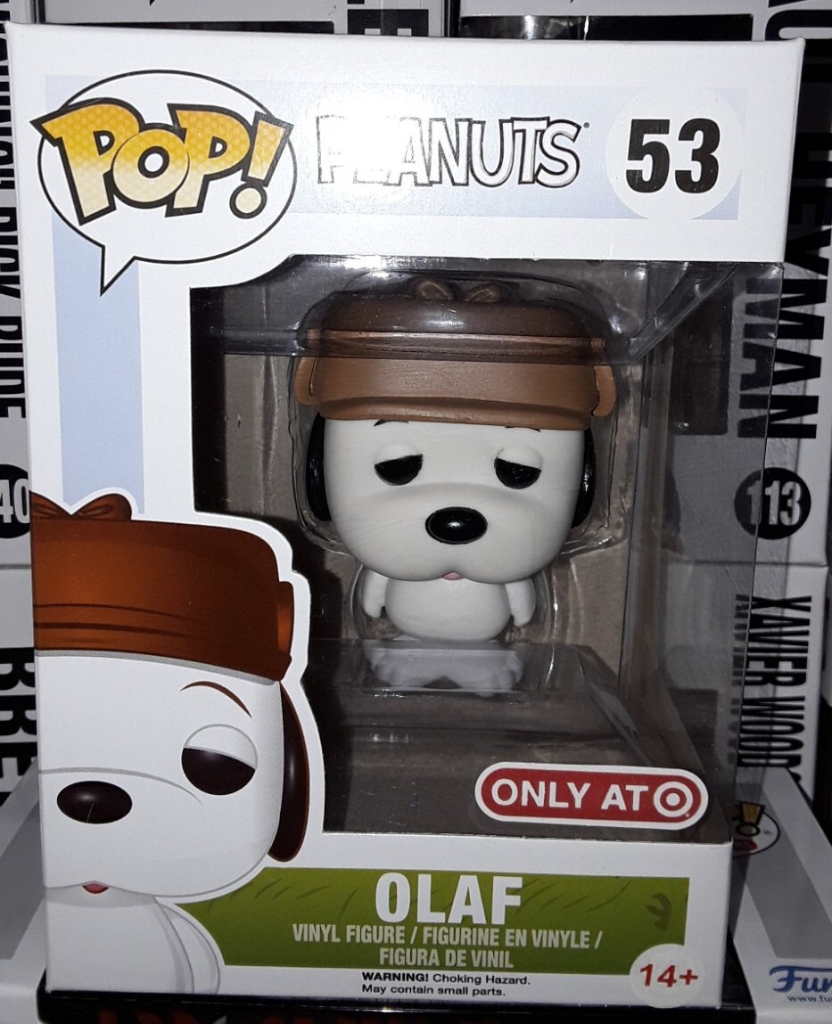 Olaf Peanuts Funko Pop Vinyl Figure Vaulted Target Exclusive #59 Snoopy ...