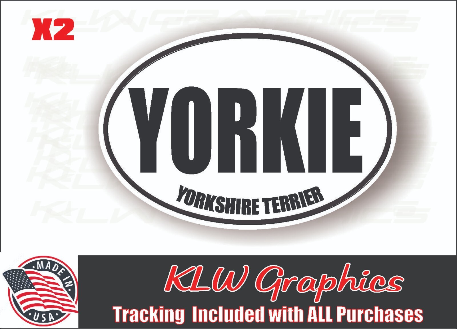 Yorkie Decal Sticker Love Family Pet Dog Car Truck Wife Girl Yorkshire ...