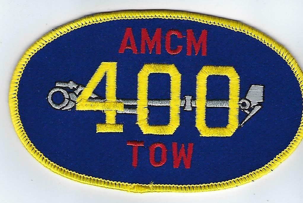 AMCM Tow 400 (US Navy Squadron Patch) (1990's) | eBay