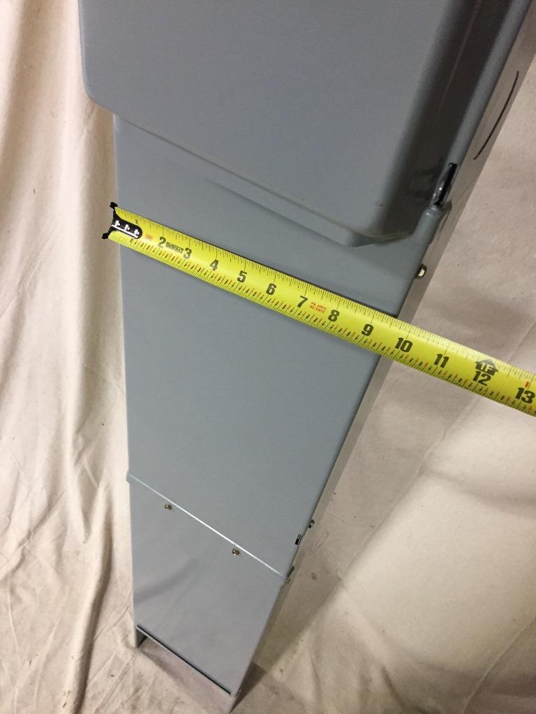 Midwest M075GP6 Metered Power Outlet Pedestal 100 Amp 120/240V 1P ...