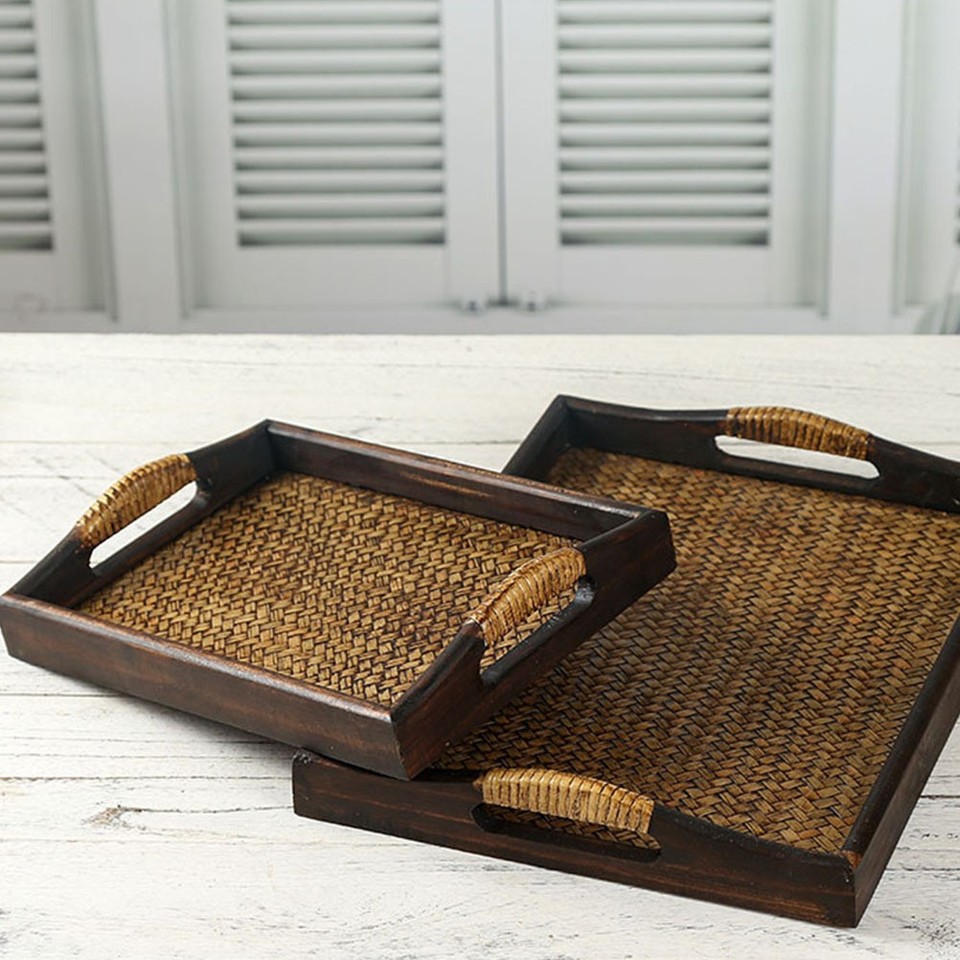 Tegliera Per Il The Vassoio Da Bagno Portata in Legno Piccolo Tè | eBay