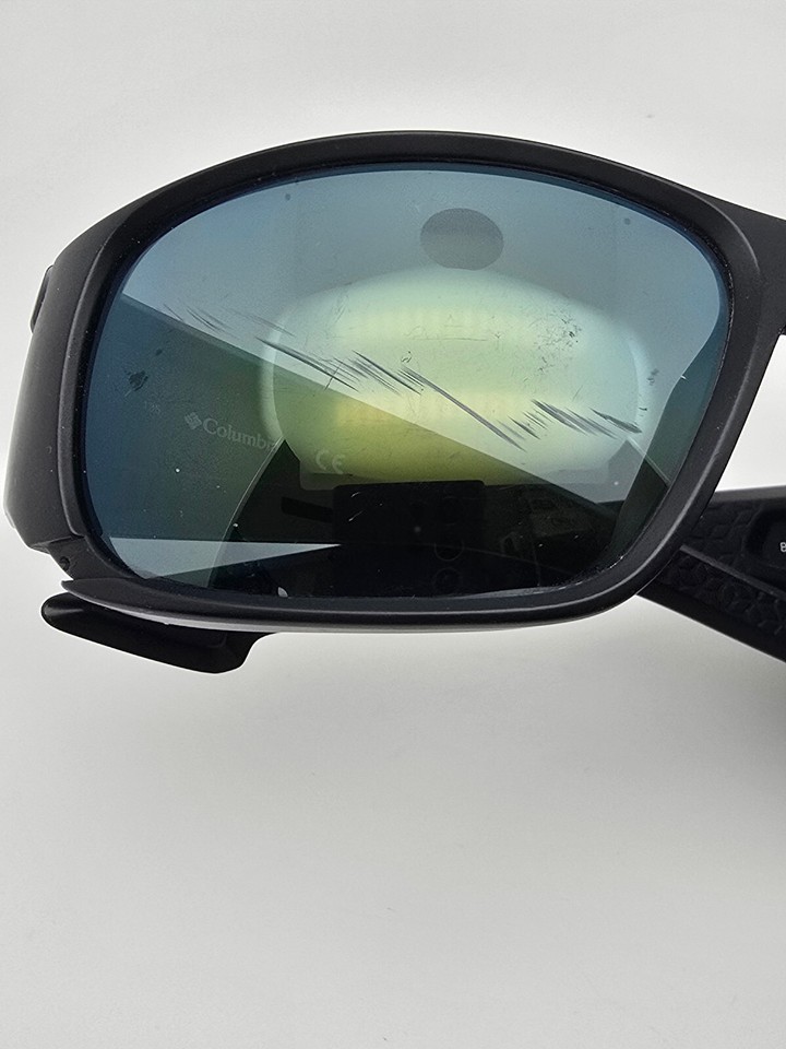 Columbia PFG Big Katuna Black Frame Polarized Green Mirror Lens ...