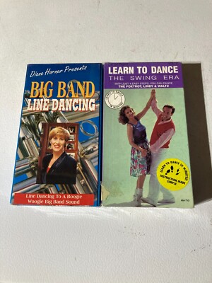 Learn To Dance Swing Big Band Line Dancing 2 Lot VHS New~Sealed | eBay