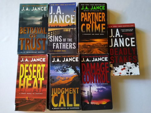 J.A. Jance Lot of 7 Trade PB Beaumont & Brady plus 1 other | eBay