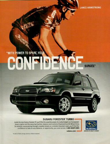 2004 Subaru Forester Turbo XT AWD Lance Armstrong Confidence VINTAGE ...