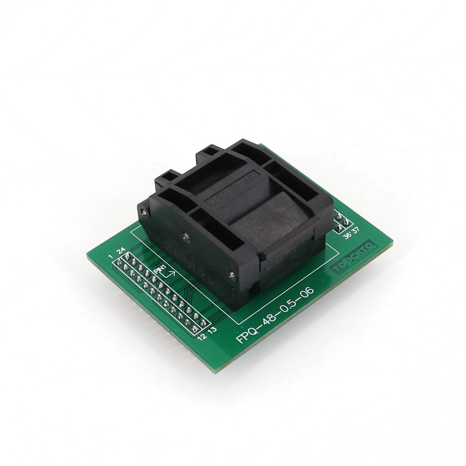 QFP48 to DIP48 Pitch 0.5mm IC Test Socket for STM32 Programmer Adapter ...