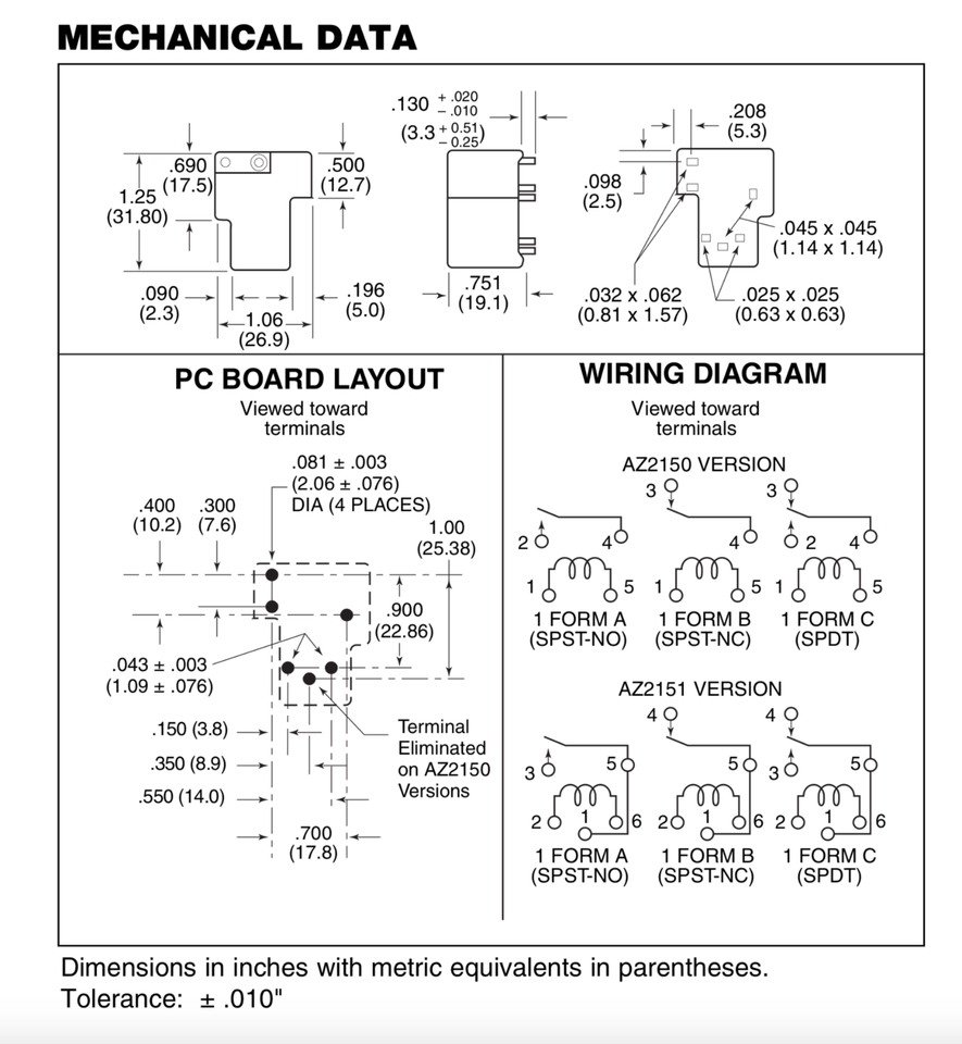 American Zettler 15VDC 256 Ohm 40A SPST - Power Relay Part # AZ2150-1A ...