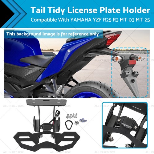 Tail Tidy License Plate Holder Suitable For YAMAHA YZF R25 R3 MT-03 25 ...
