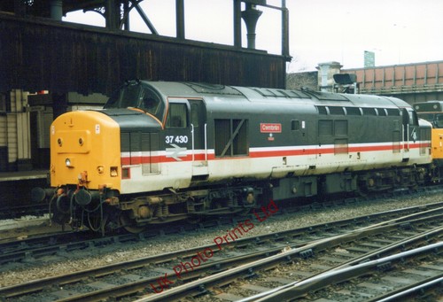 Railway Photo 12x8 Class 37 37430 Intercity Livery Manchester Victoria ...