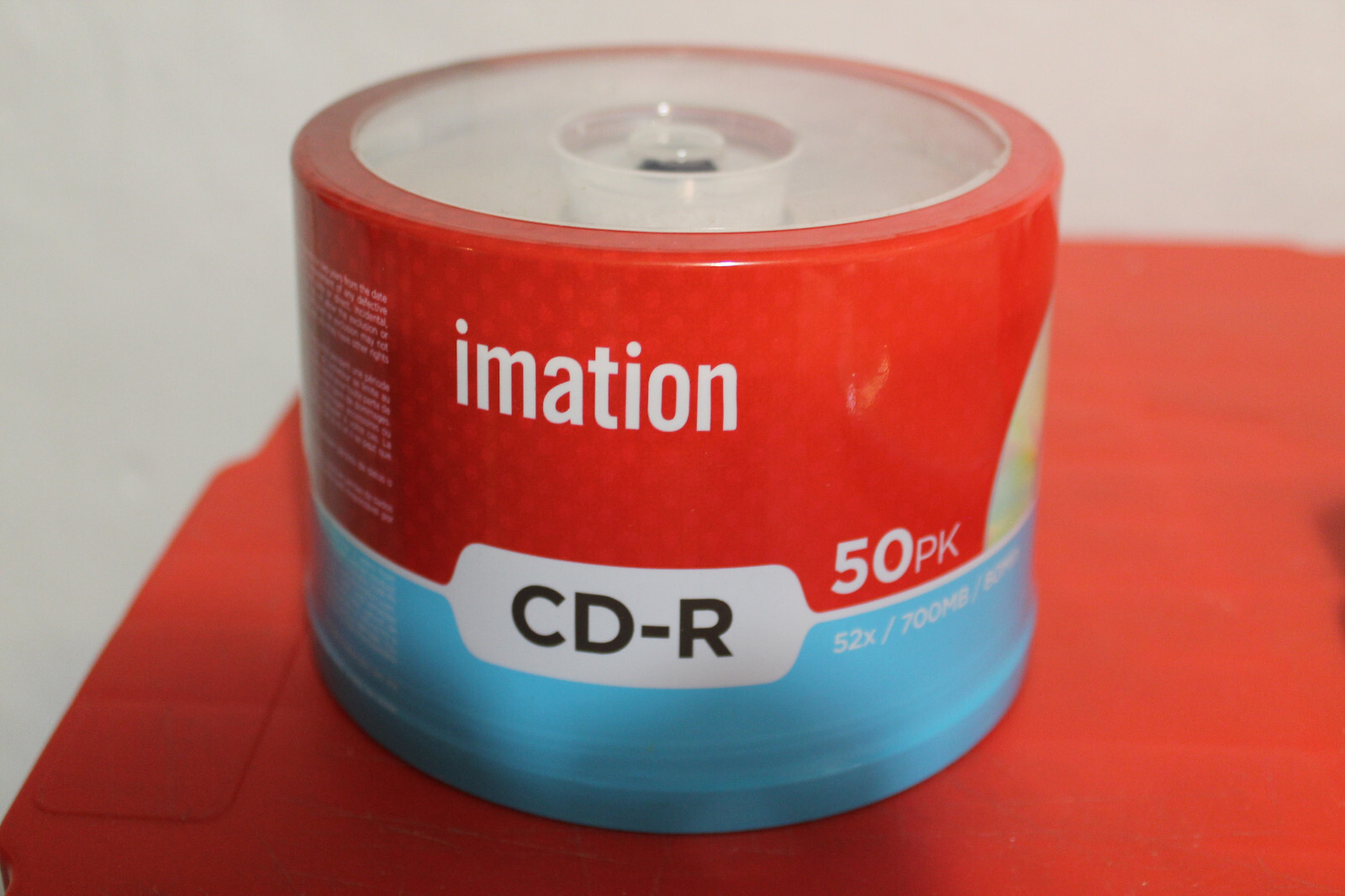 Imation 50 Pack CD-R 52x 700MB/80Min Blank Media Recordable Discs ...