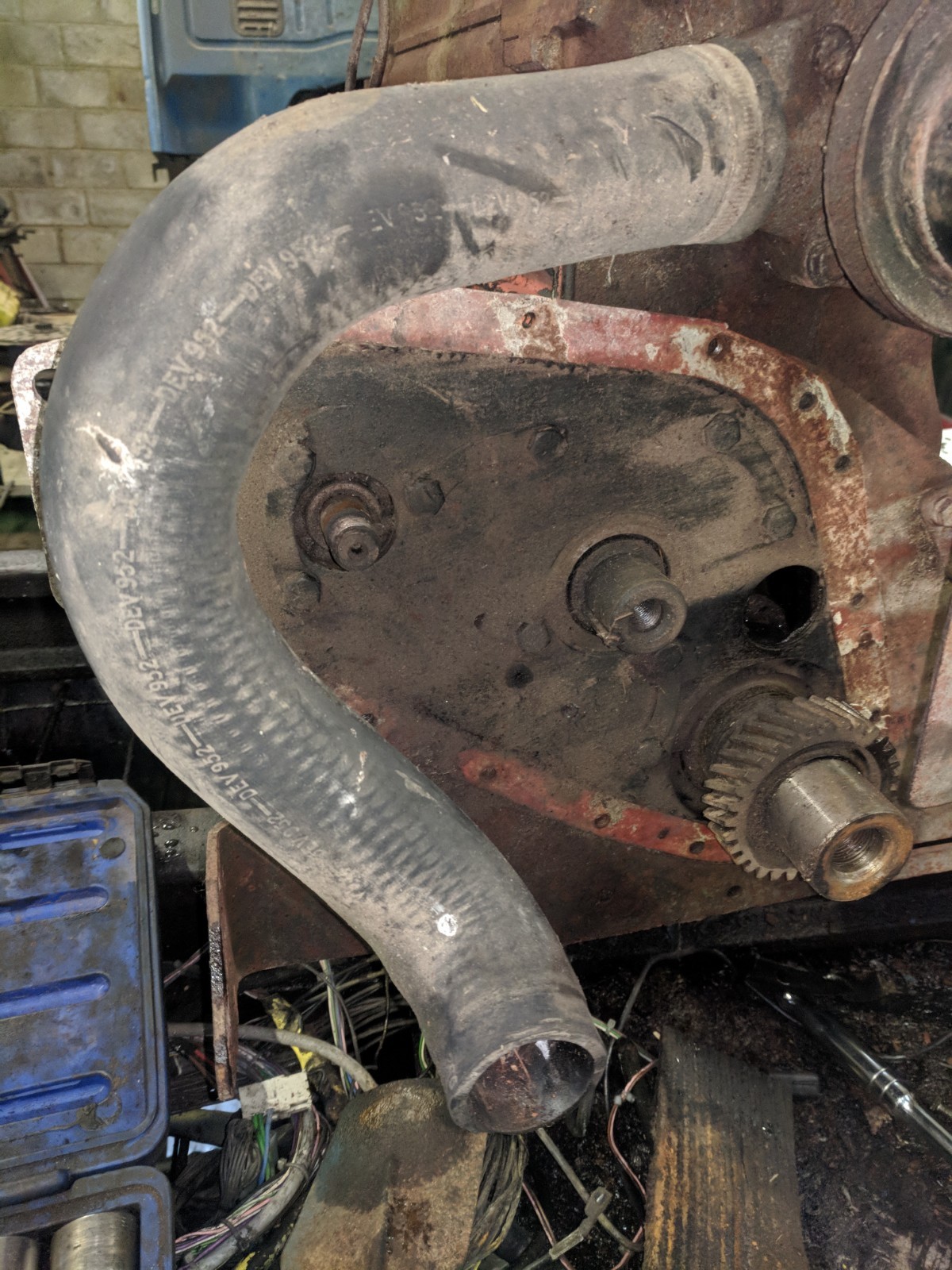 WATER PIPE / HOSE - REMOVED FROM FORDSON MAJOR 4D ENGINE | eBay UK