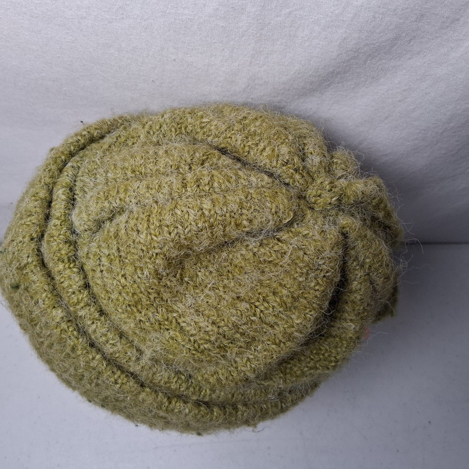 Peruvian Trading Co Knit Hat Chartreuse Green Tassel Winter Beanie ...