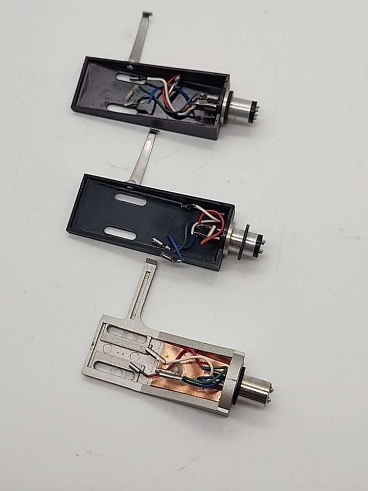 Two Pioneer Turntable Phono Black Metal Headshells Plus One Silver | eBay