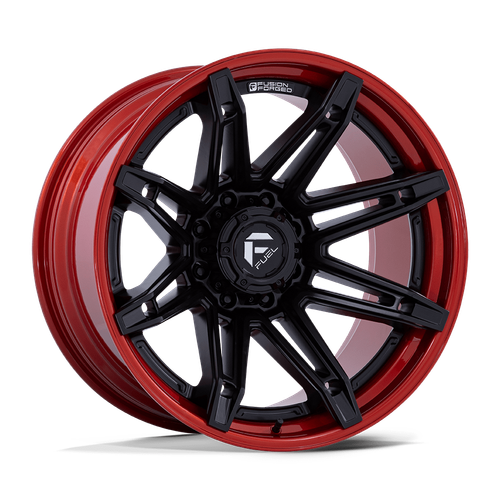 20x10 Fuel FC401 Brawl Matte Black Red FORGED Wheels 8x170 (-18mm) Set ...