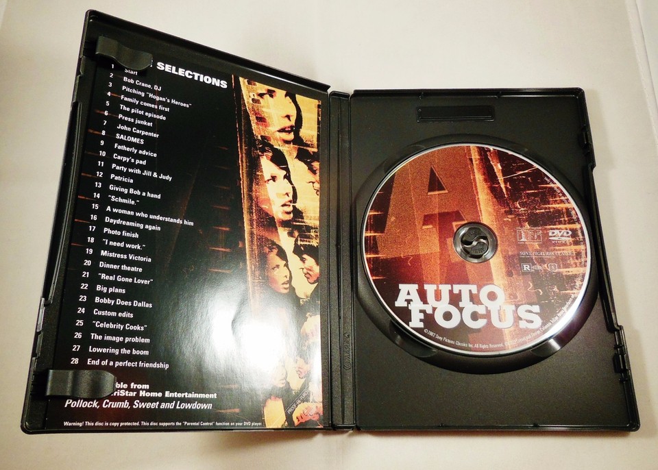 Auto Focus DVD Special Edition Greg Kinnear, Willem Dafoe, Rita Wilson ...