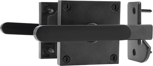 Double-Sided Gate Latch, Aluminum, Heavy Duty for Wooden Fence and Most ...