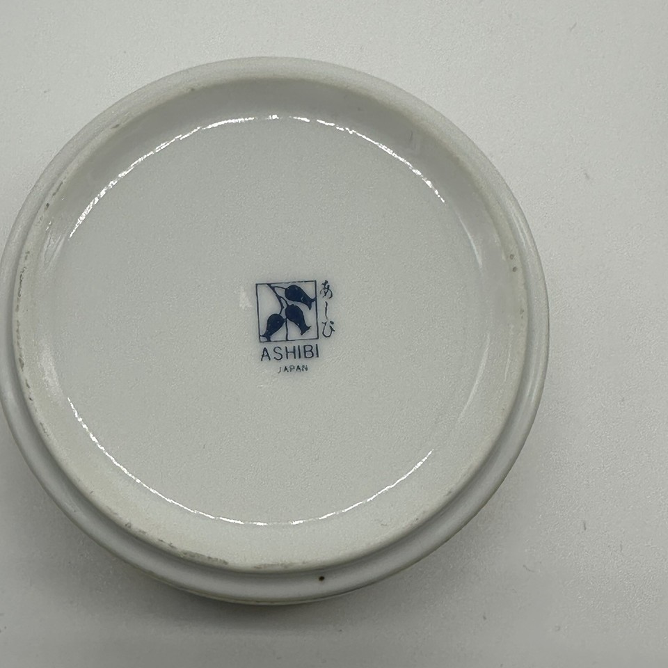 Vintage Hand Painted Porcelain Ashibi Japan Trinket Dish | eBay