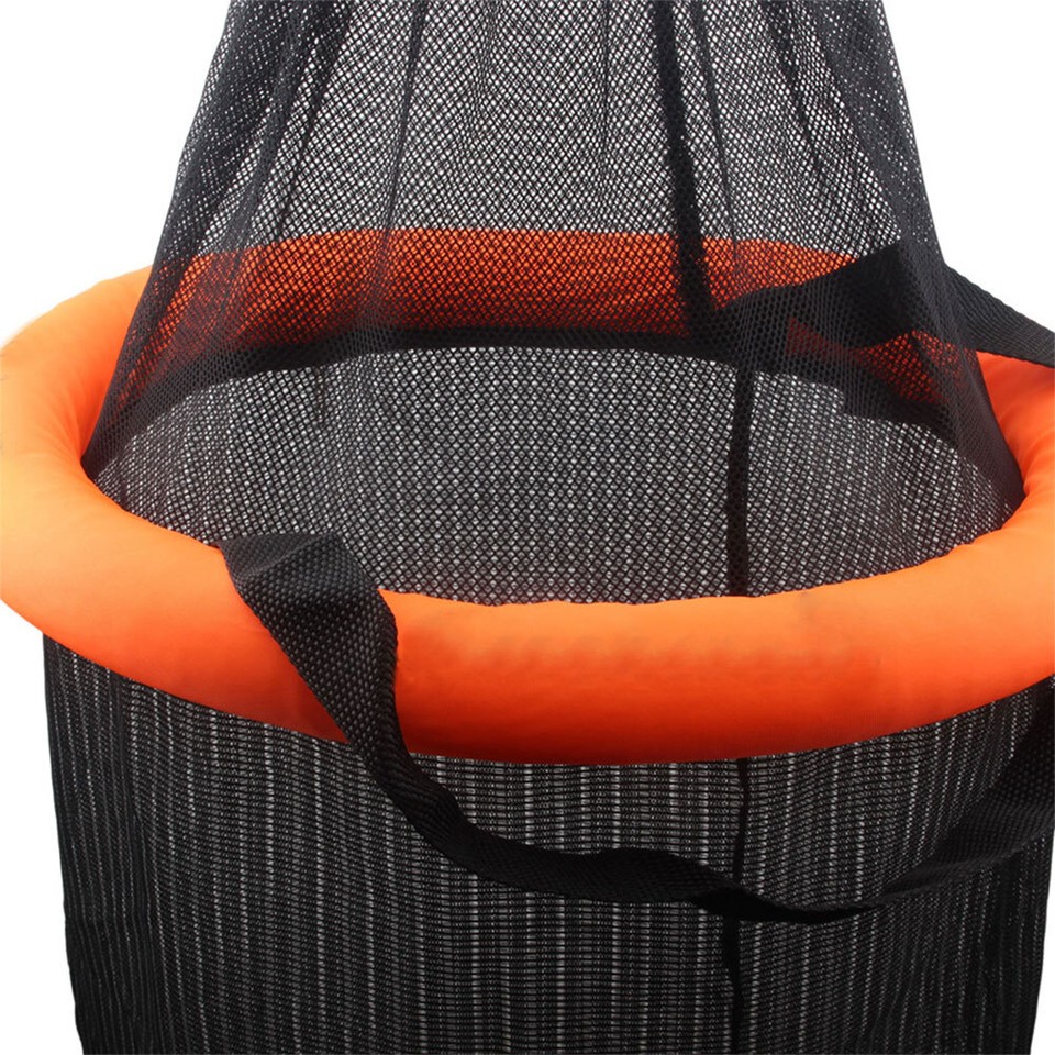 Floating Fishing Bait Basket Collapsible Fish Keeper Live Fish Net Cage ...