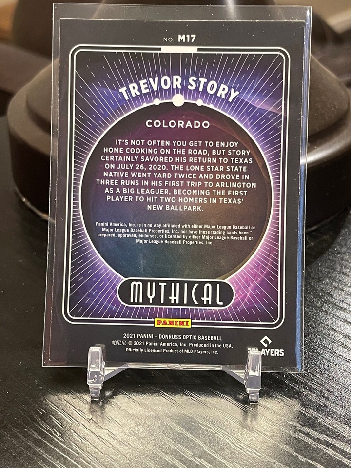 2021 Donruss Optic Trevor Story Mythical #M17 MINT! (2) | eBay