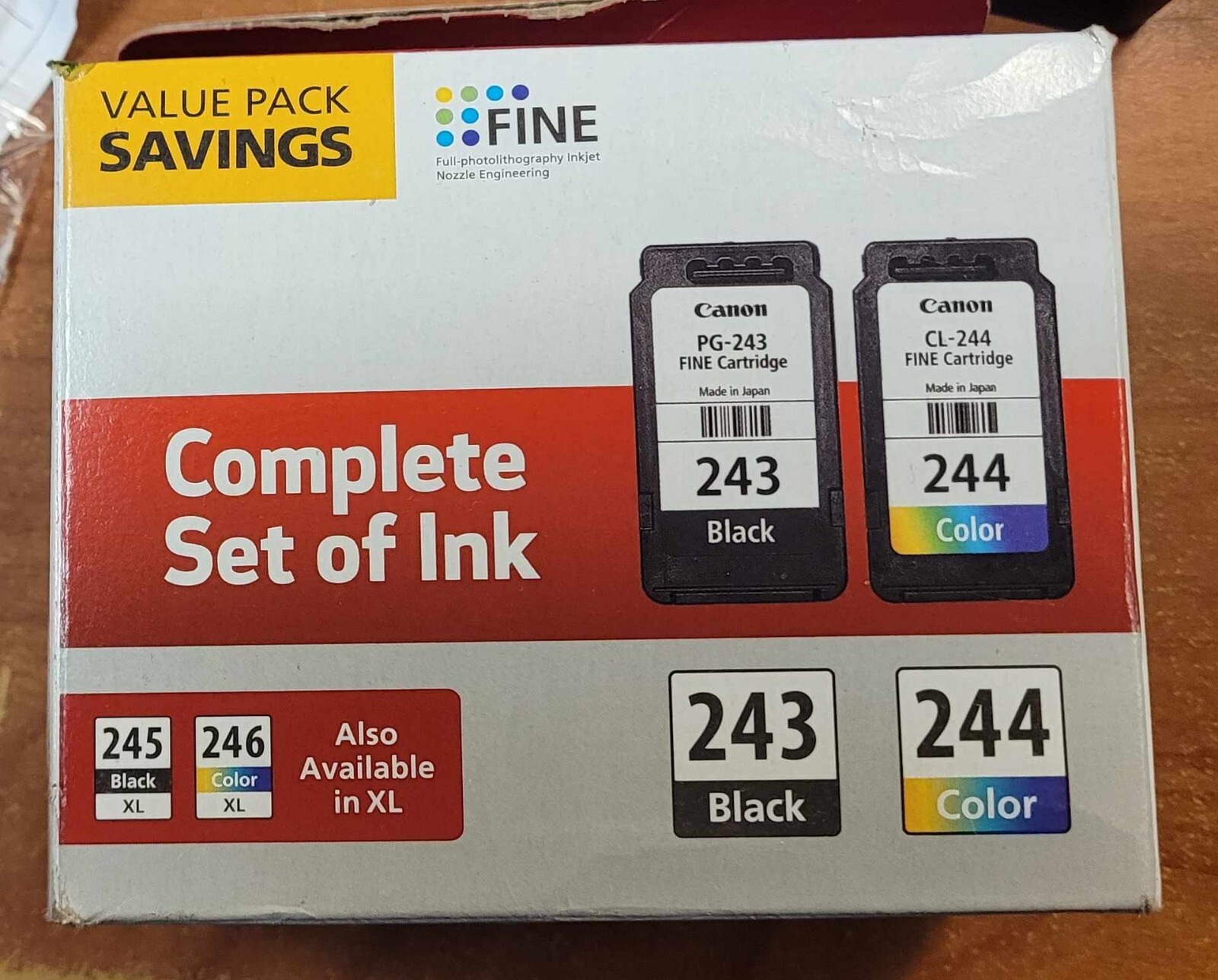 NEW! Genuine Canon 243-244 Ink Cartridges Pack | eBay