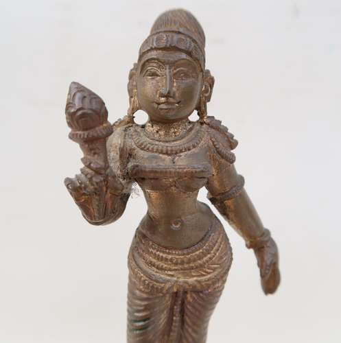Ancient Parvati Deity Bronze Statue 14cm India | eBay