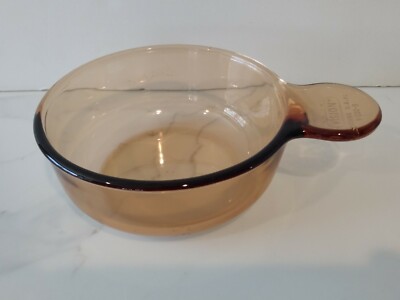 Corning Ware Visions Amber Grab it V-150-B Casserole Bowl | eBay