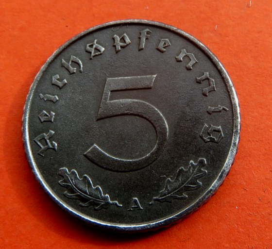 Très Belle Pièce de 5 REICH PFENNIG 1941 A du 3e Reich | eBay