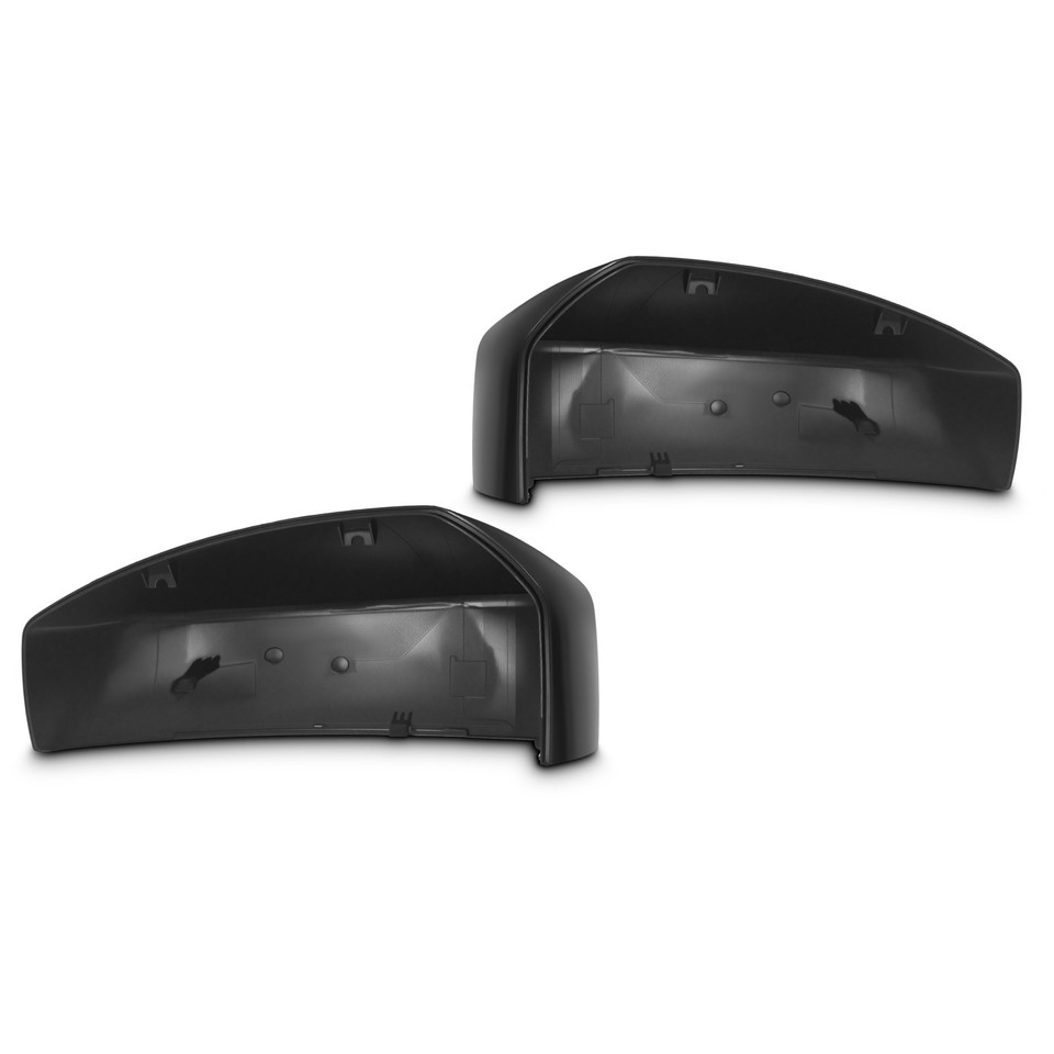 Pair Mirror Cover Cap Smooth Black for Ford Escape 17-19 1.5L 2.0L 2.5L ...