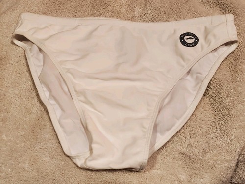 SPEEDO BullsEye 5CM Sides Mens Swim Brief SzS 32 NEW White Rear Logo | eBay